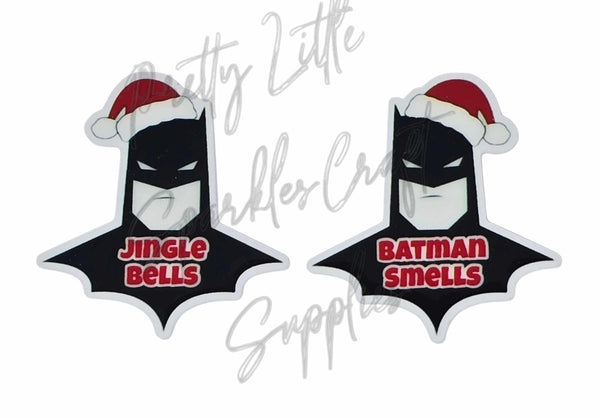 Batman - Jingle Bells Batman Smells – Pretty Little Sparkles Craft Supplies