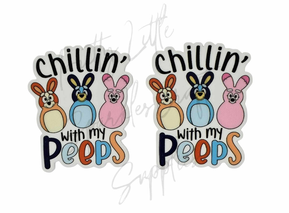 Easter Bluey - Chillin With My Peeps – Pretty Little Sparkles Craft ...
