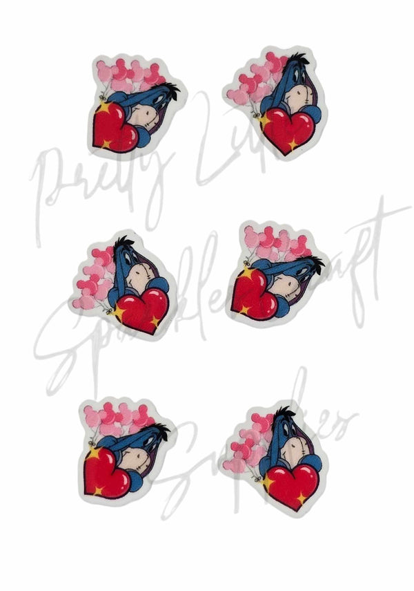 Winnie the Pooh - Eeyore Heart – Pretty Little Sparkles Craft Supplies