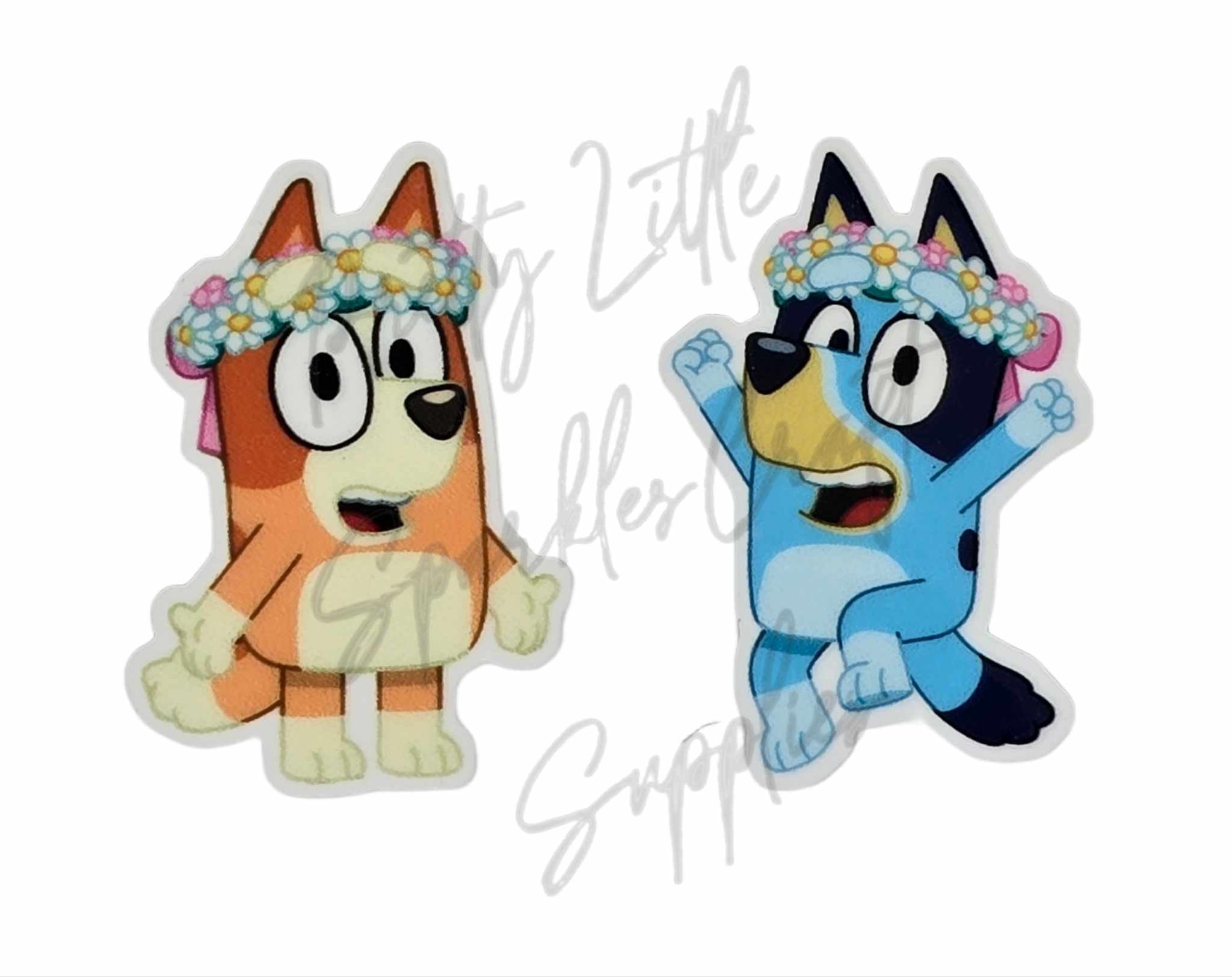 Flower Bluey & Bingo – Pretty Little Sparkles Craft Supplies