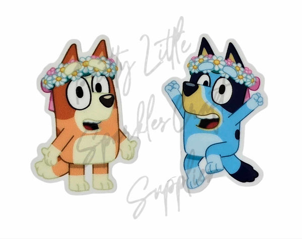 Flower Bluey & Bingo – Pretty Little Sparkles Craft Supplies