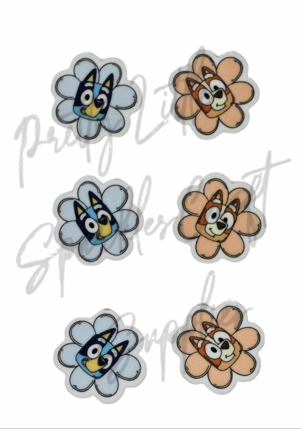 Flower Bluey & Bingo – Pretty Little Sparkles Craft Supplies