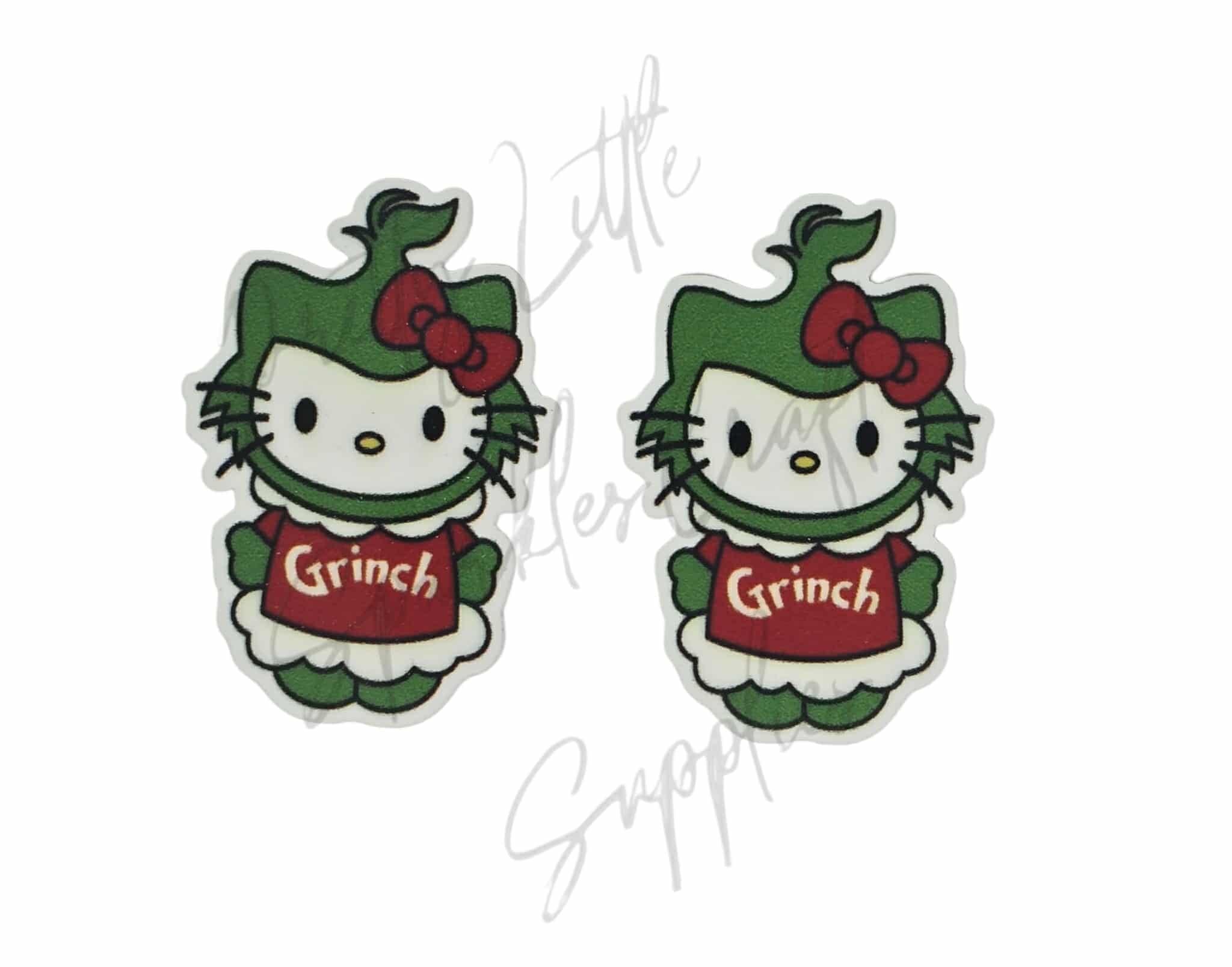 Grinch Hello Kitty 2 – Pretty Little Sparkles Craft Supplies