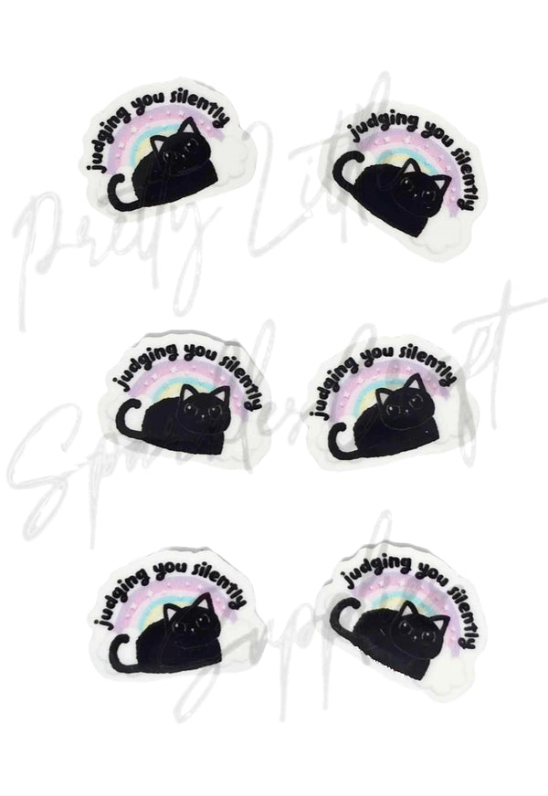 Judging You Silently – Pretty Little Sparkles Craft Supplies