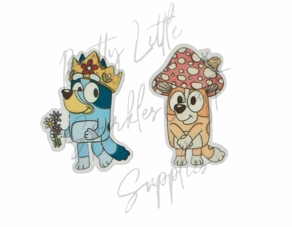 King Bluey & Mushroom Bingo – Pretty Little Sparkles Craft Supplies