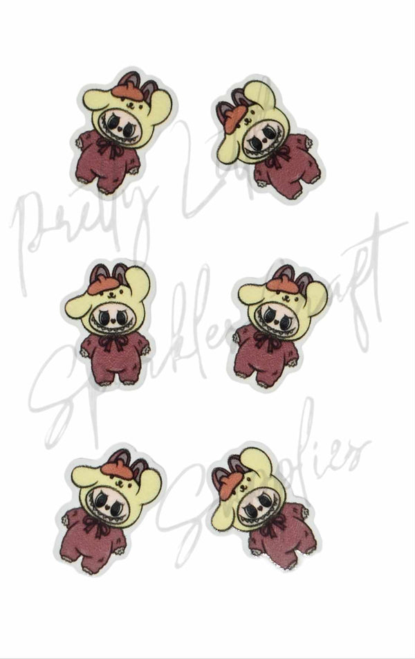 Pompompurin Labubu (Mini Dangle size) – Pretty Little Sparkles Craft ...