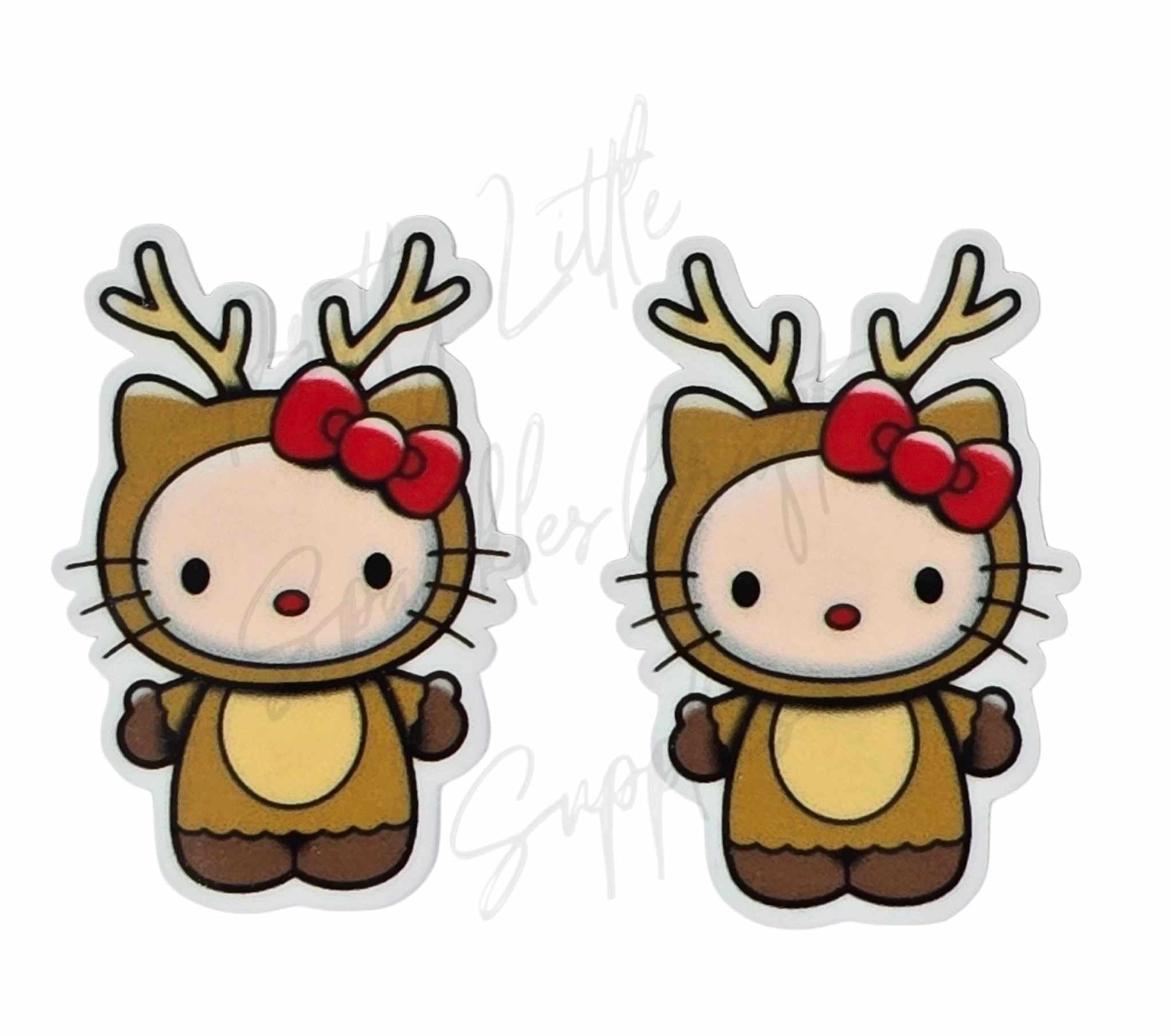 Reindeer Hello Kitty – Pretty Little Sparkles Craft Supplies